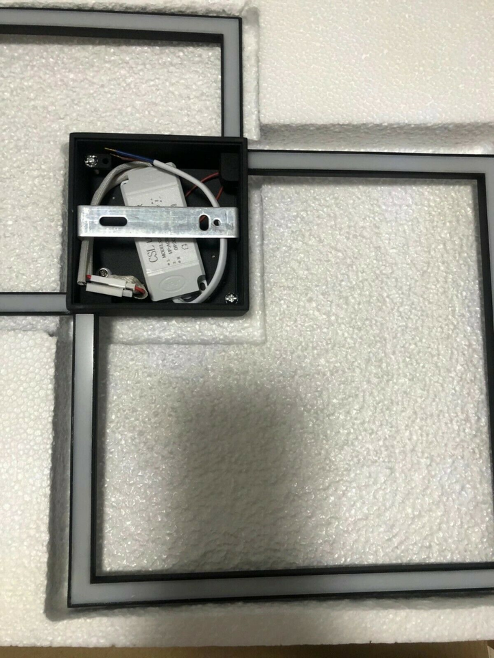 LED Wall Mounted Lamp Light Round/Square Room Decor Creative DIY ...