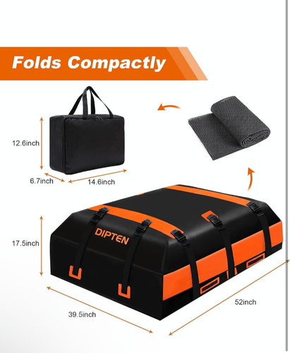 DIPTEN Car Rooftop Cargo Carrier Roof Bag Waterproof . NEW | eBay