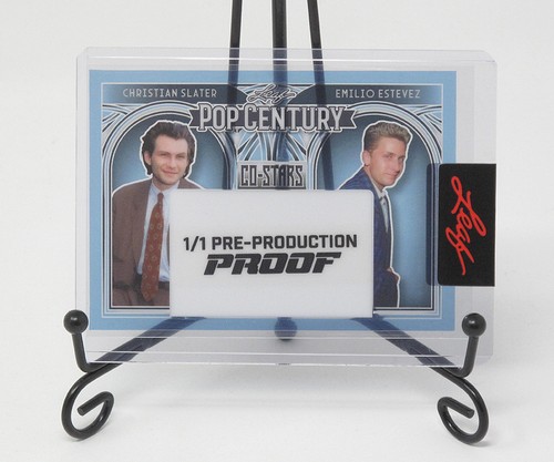 Co-Stars (Christian Slater Emilio Estevez) 2024 Leaf Metal Pop Century ...