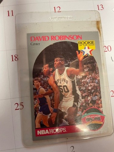 David Robinson 1990 NBA Hoops Rookie of the Year Card | eBay