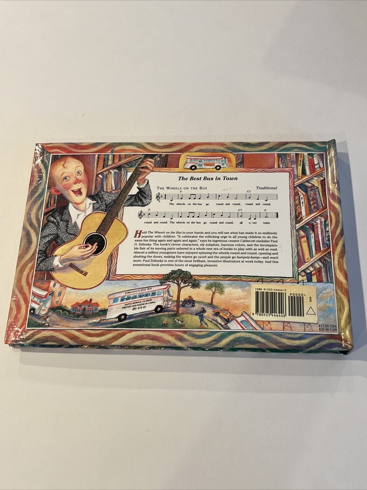 Wheels on the Bus by PAUL O. ZELINSKY, Movable Parts Pop Up Book ...