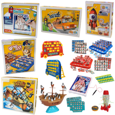 Kids Board Game Bundle Toys Family Classic Games Girls Boys Gift ...