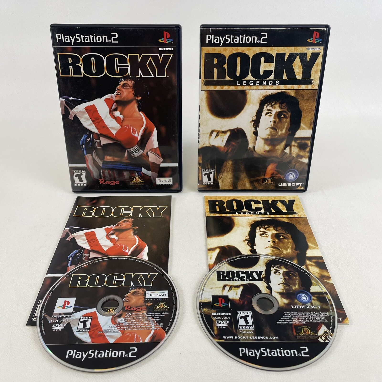 🔥Rocky & Rocky Legends (Sony PlayStation 2 PS2) Complete CIB Bundle ...