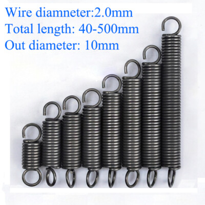 Expansion Spring Tension Extension Expanding Extending Spring 2.0*10*40 ...