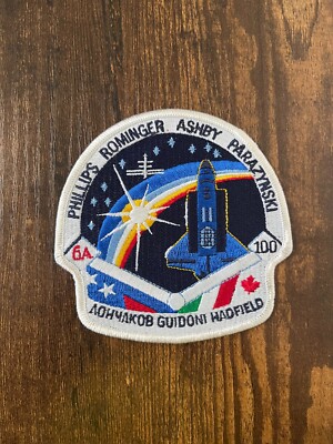 Vintage NASA Patch Mission STS-100 - Unused Great Condition | eBay