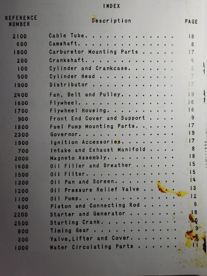 BUDA 4-cylinder Tractor Gasolin Engine HP-205 HP-217 HP-234 Parts ...