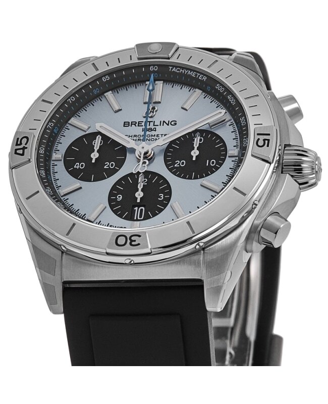 Breitling Chronomat Ice Blue Men's Watch - PB0134101C1S1 for sale ...