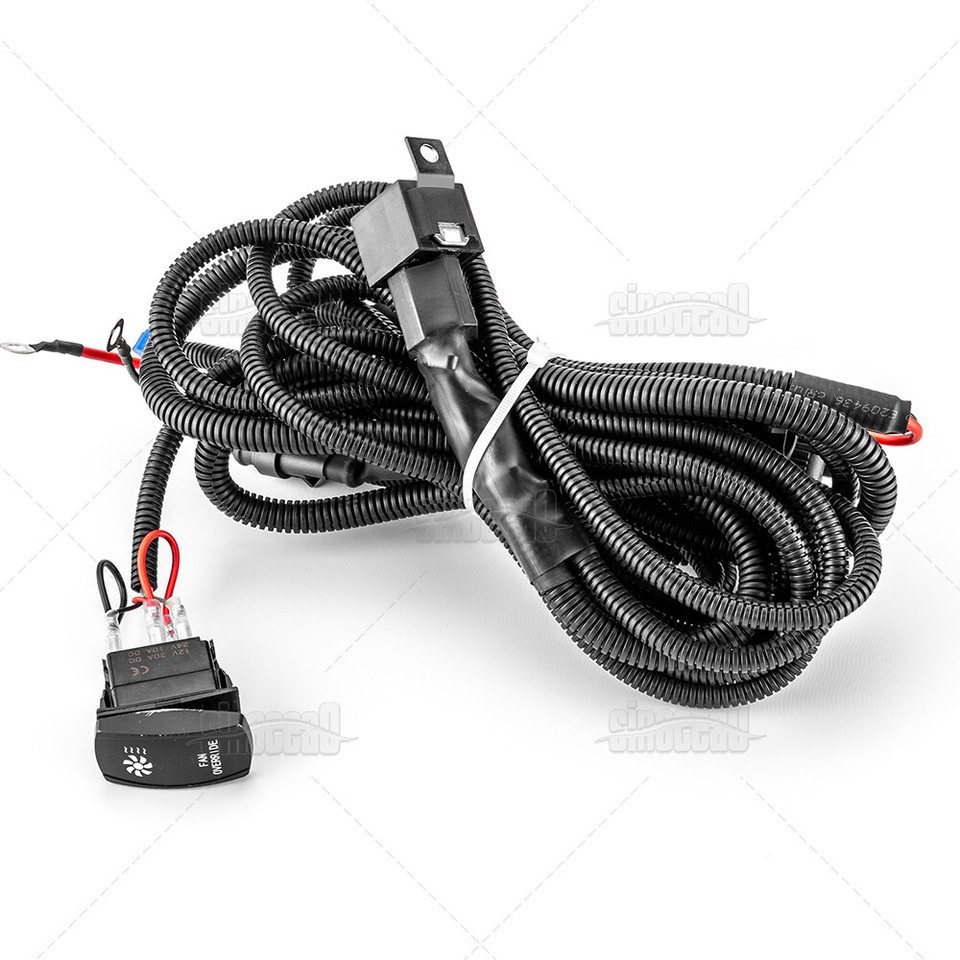 Plug N Play Fan Override Rocker Switch Kit For UTV ATV Polaris RZR Can ...