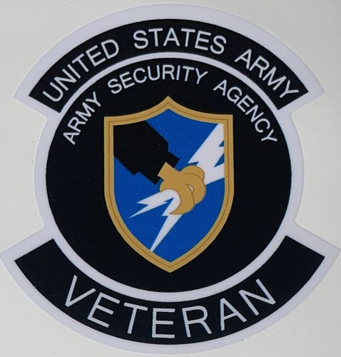 US Army ASA Army Security Agency Veteran Sticker Waterproof D1028 | eBay