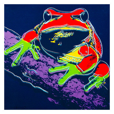 Pine Barrens Tree Frog by Andy Warhol 54cm x 54cm High Quality Art ...