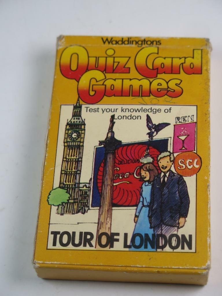 Vintage Waddingtons Quiz Card Games TOUR of LONDON 1978 | eBay