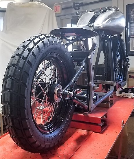 Black Adventure Bobber ST Frame Leaf Spring Rolling Chassis Kit, Shift ...