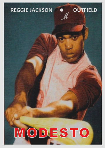 REGGIE JACKSON MINOR LEAGUE MODESTO 67## BUY 5 GET 1 FREE ## or 30% OFF ...