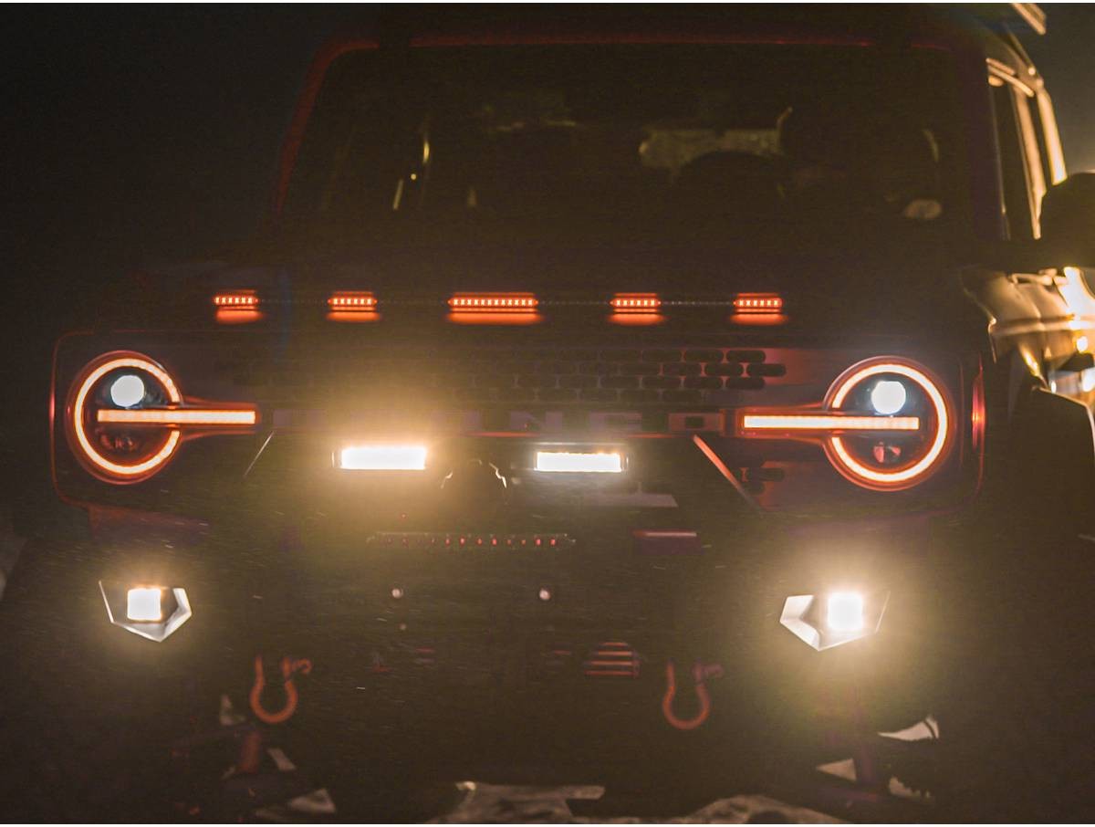 Husky Liners LED Deflector Husky Liners Aeroskin Lightshield PRO Hood ...