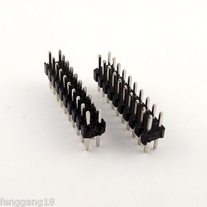 10pcs 2mm 2 x 10pin 20 Pin Double Row Male Straight Header Pitch Socket ...