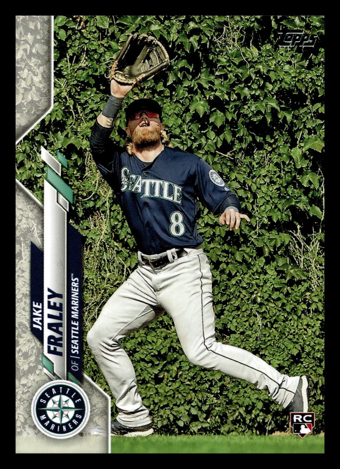 Jake Fraley RC 2020 Topps #401a Rookie Seattle Mariners Mint | eBay