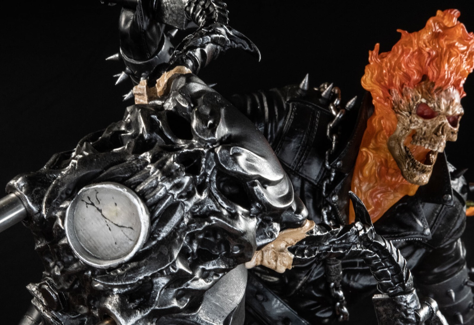 Ghost Rider On Motorcycle 1/4 Scale Statue by MAC Custom Fan Art | eBay