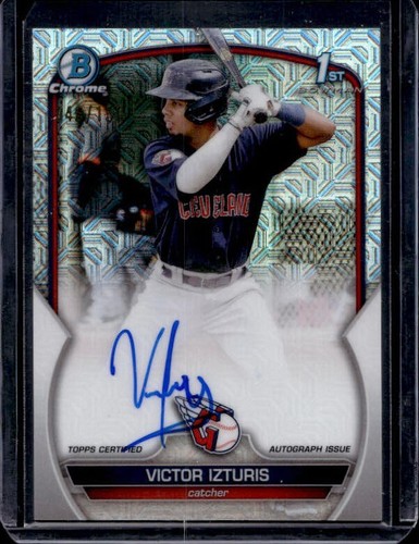 2023 Bowman Chrome Victor Izturis #CPA-VI Autograph Mojo Refractor /150 ...