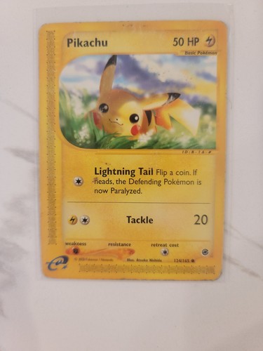 Pokemon Card - Expedition Ereader 124/165 - PIKACHU (common) - MP | eBay