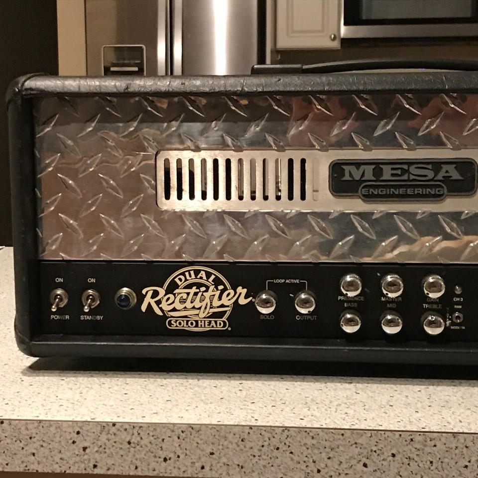 mesa boogie dual rectifier head 3 Channels 100W w Footswitch ! | eBay