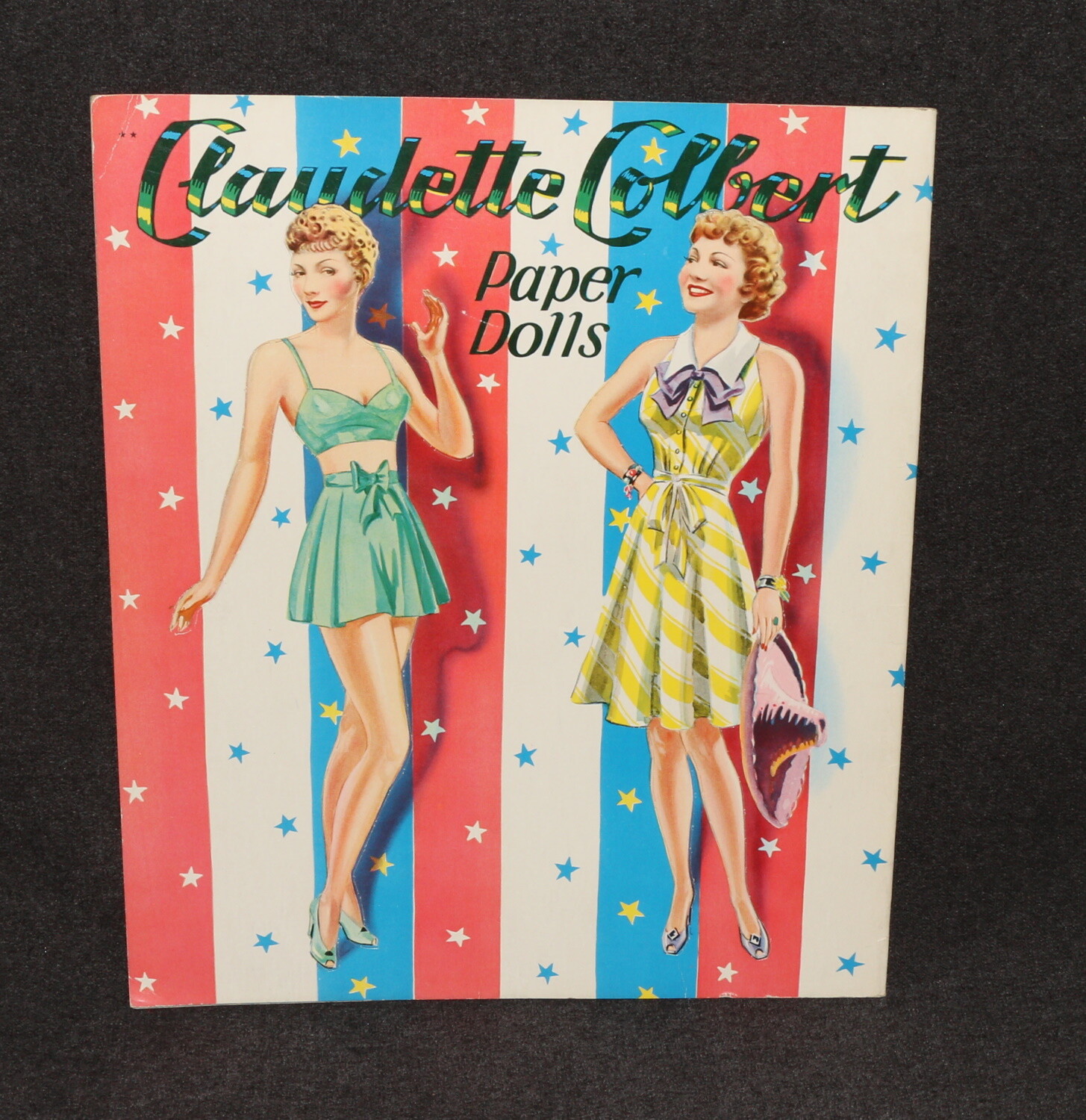 Paper Dolls 1943 Claudette Colbert #2451 Saalfield Vintage Original ...