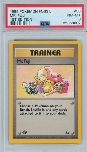 1999 MR FUJI Pokemon Fossil #58 Trainer Card 1st Edition NM-MT 8 | eBay