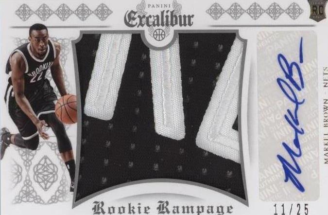 2014-15 Panini Excalibur - Rookie Rampage Jumbo Markel Brown #4 Prime ...