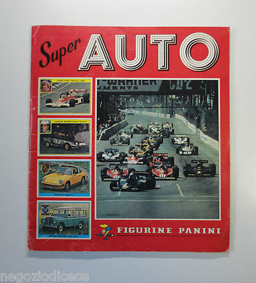 Album Figurine-Stickers - SUPER AUTO - Panini 1977 con 45 Figurine ...