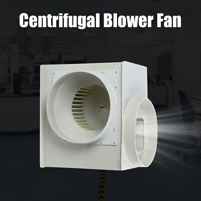 Lab Centrifugal Exhaust Fan Ventilator Chemical Cabinet Fume Hood Air ...