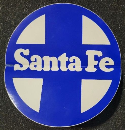 6" Vintage Santa Fe Railroad Logo Sticker Decal | eBay