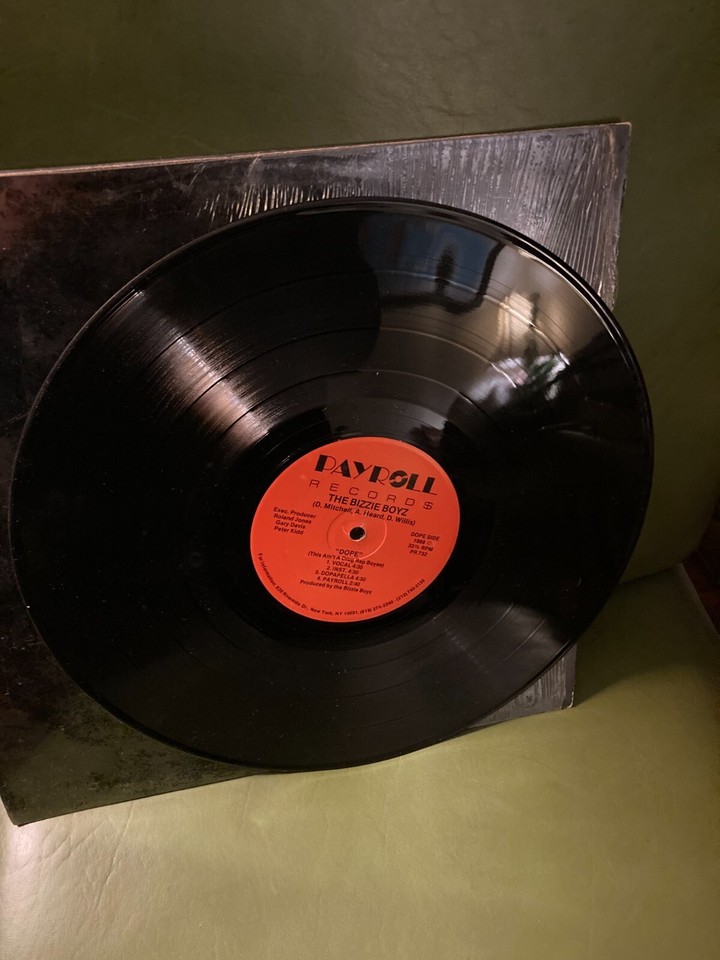 THE BIZZIE BOYZ- Hype Time/ Dope 12" Vinyl Single 1988 Payroll Records ...