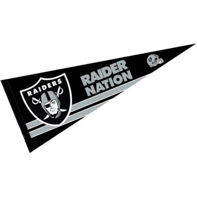 Las Vegas Raiders Raider Nation Pennant Flag | eBay