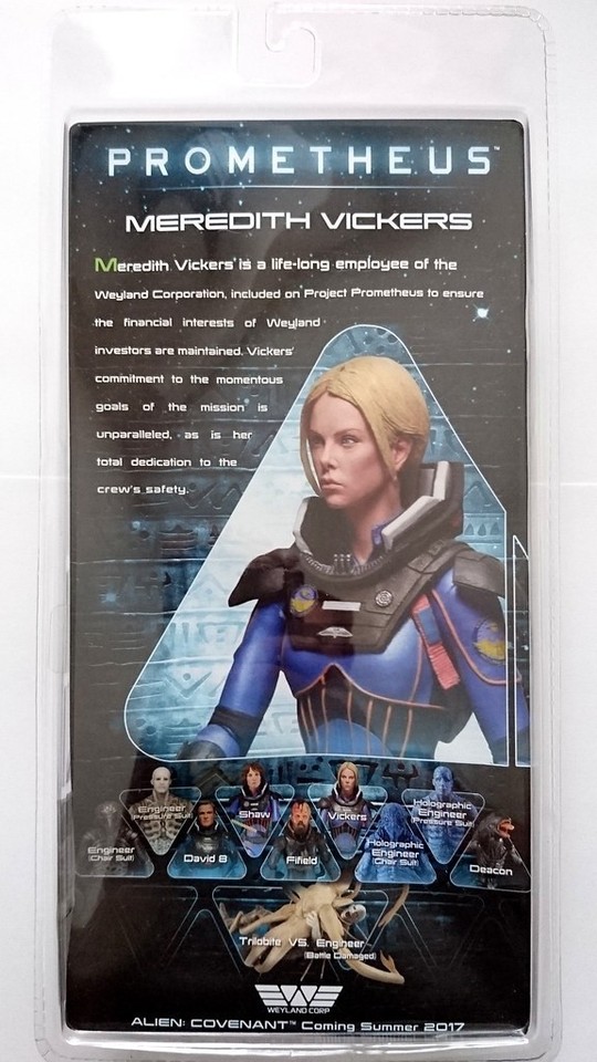 NECA Prometheus Meredith Vickers Action Figure - NEW Sealed 2017 | eBay