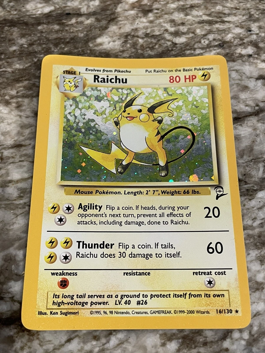 Original Raichu Card