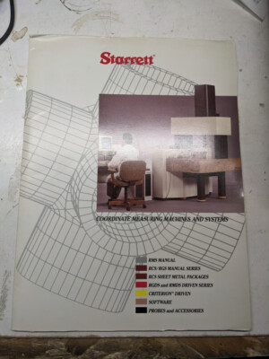STARRETT MEASURING MACHINES SYSTEM SALES BROCHURE CATALOG FOLDER ...