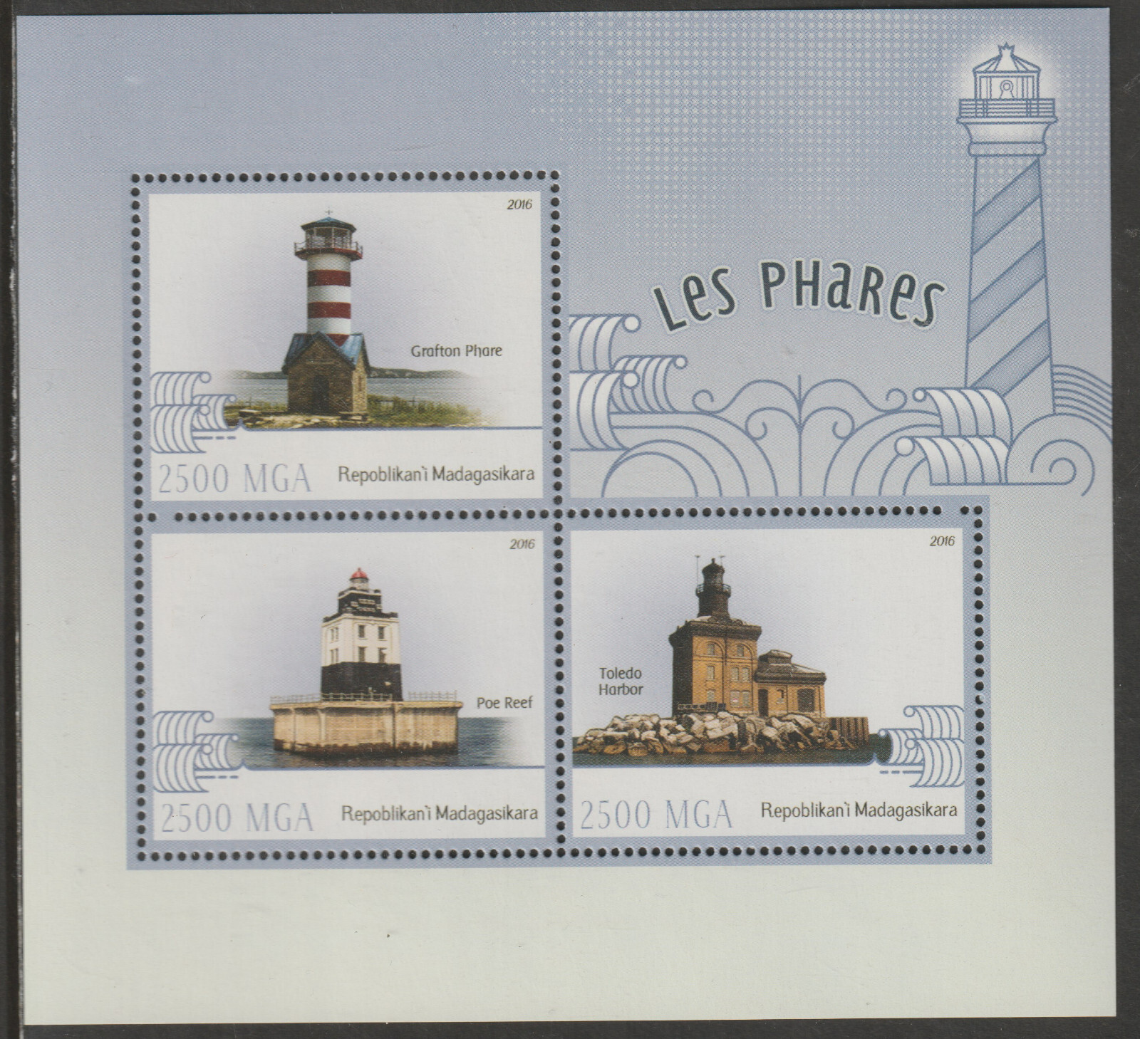 709299 - LIGHTHOUSES - perf sheet containing three values mnh | eBay