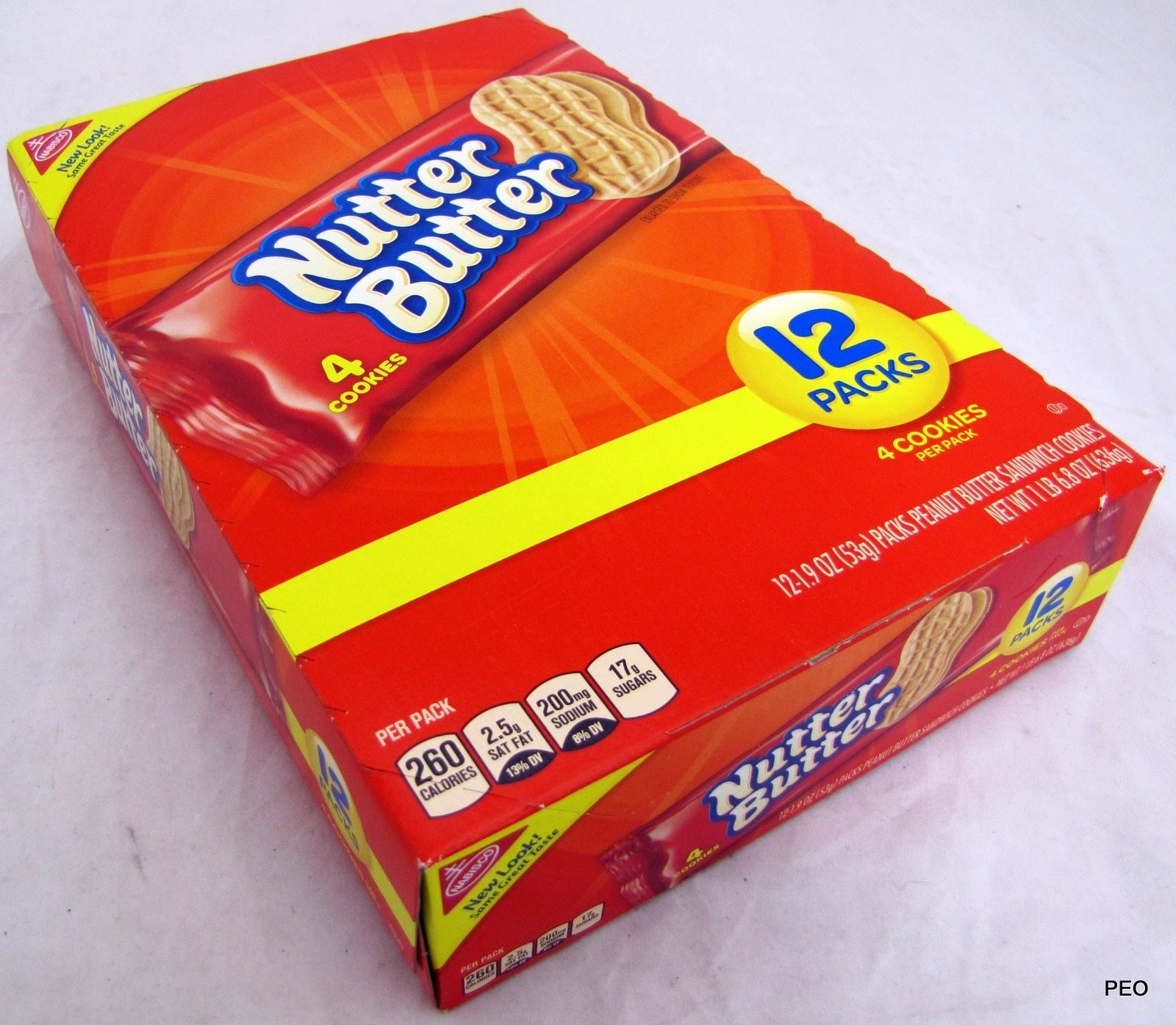 Cdb03745 Nabisco Nutter Butter Cookies 3 Oz Bag 48/carton for sale ...