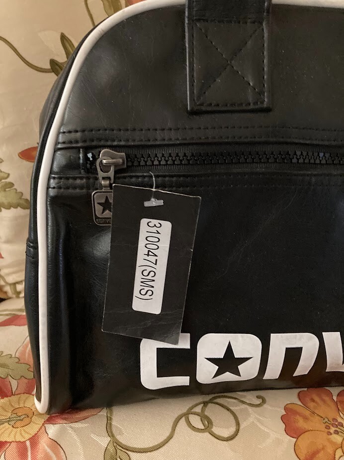 Vintage Black Converse Sports Bowler's Style Gym Bag, Hand Bag | eBay