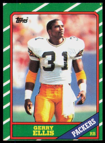 1986 Topps Gerry Ellis Green Bay Packers #215 | eBay