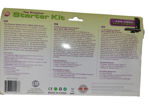 The PREMIUM Starter Kit For XBOX 360' Kinect ( Open Box) | eBay