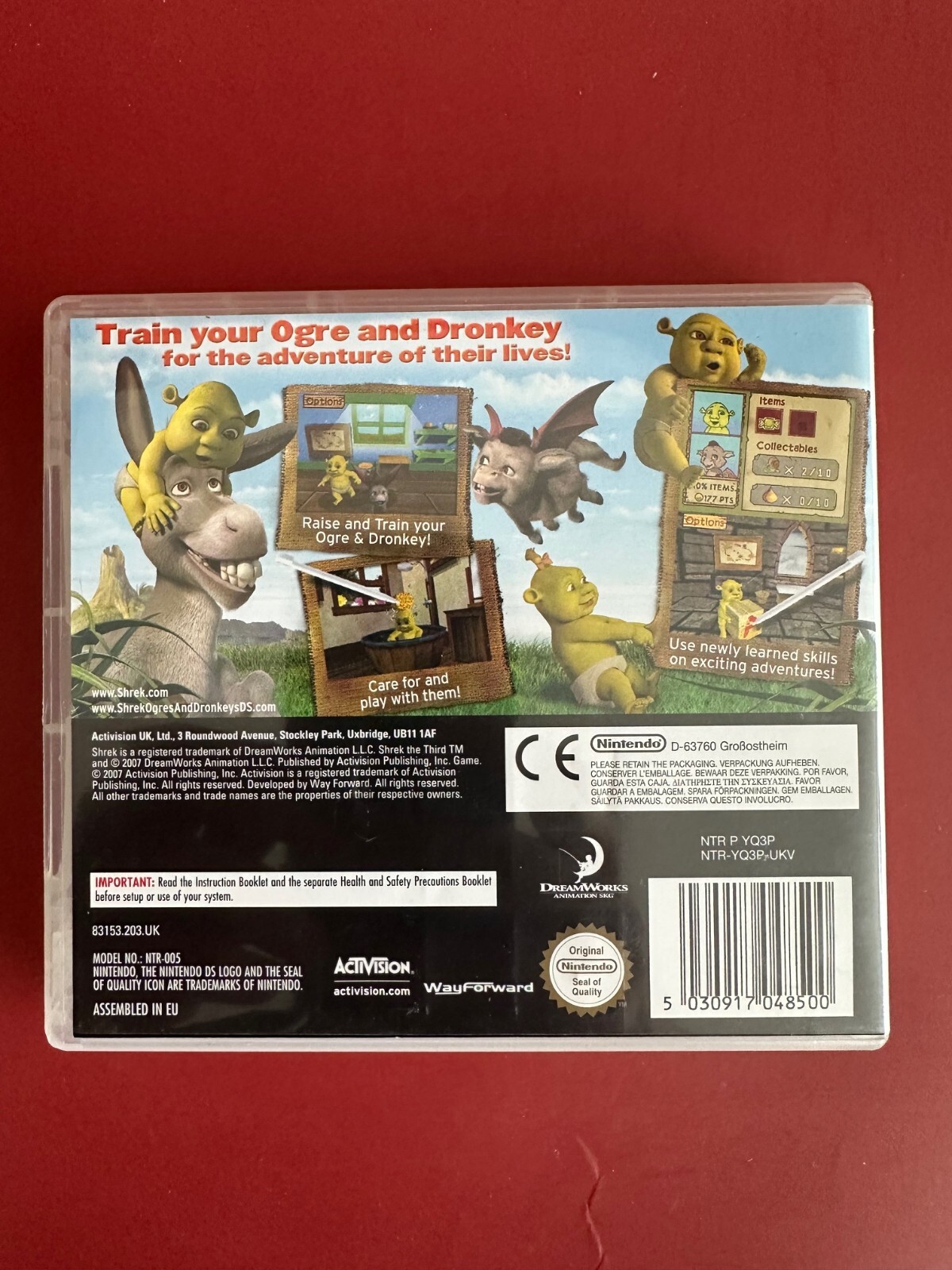 ds DreamWorks Shrek: Ogres and Dronkeys (Works On US Consoles) REGION ...
