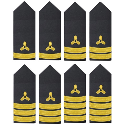 BuyStripes Engineer Uniform Hardboard Epaulets With Gold Propeller | eBay