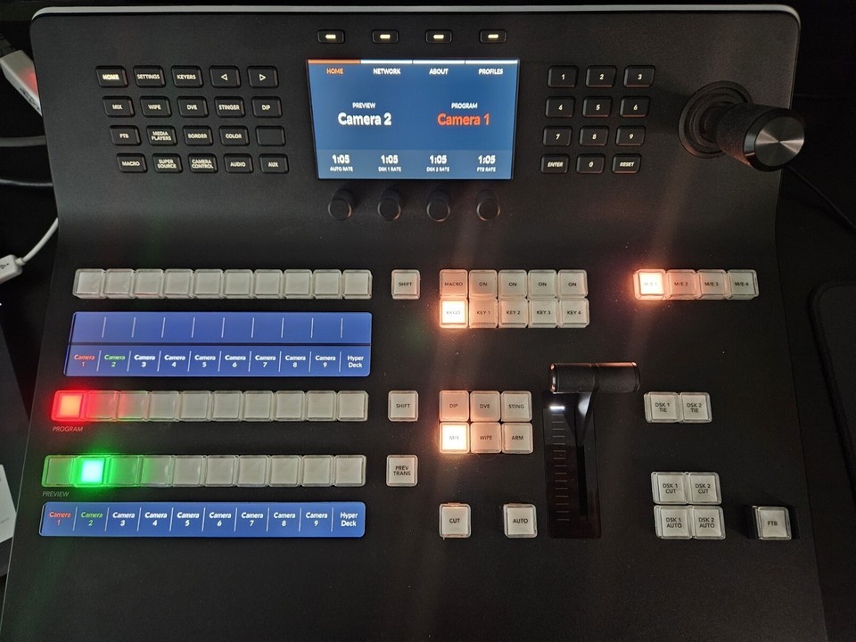 Blackmagic ATEM 1 M/E Production Studio 4K Flypack, HyperDeck Pro2 ...