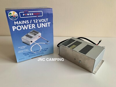 Caravan Motorhome Mains 12v volt Power Supply & Battery Charger 10A ...
