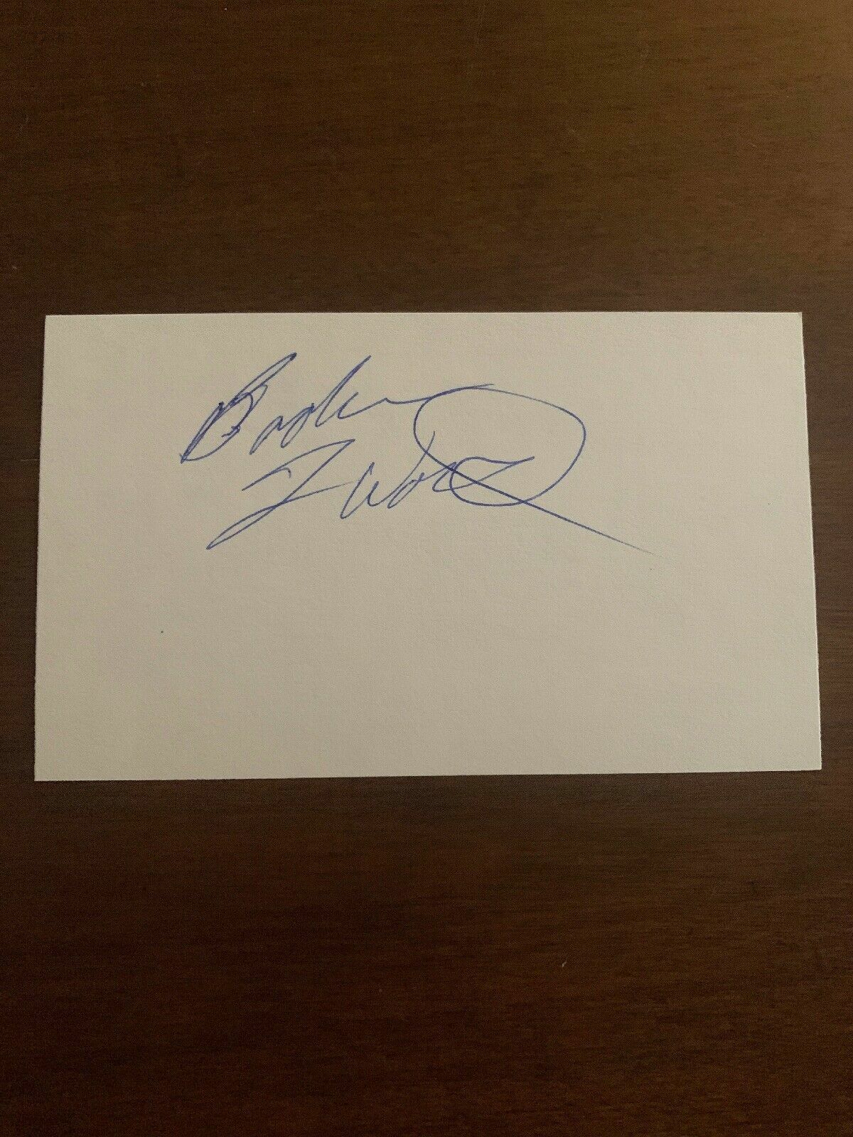 BOOKER T WORD - BOXER - AUTHENTIC AUTOGRAPH SIGNED- B5731 | eBay