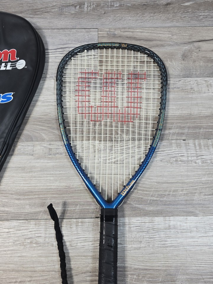 Wilson Racquetball Racket Radius 9.1 Power Braid Size S-SM Wuth Case | eBay