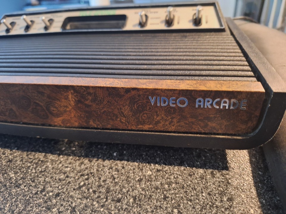 Atari CX2600 Sears Telegames Heavy Sixer Console Sunnyvale NICE SHAPE ...