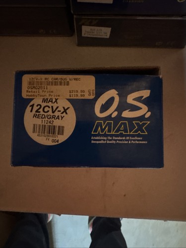 O.S. Max 12CV- Engine - RED | eBay