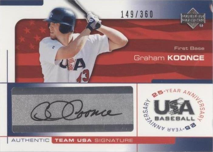 2004 Upper Deck USA Baseball 25-Year Anniversary - Signatures Graham ...