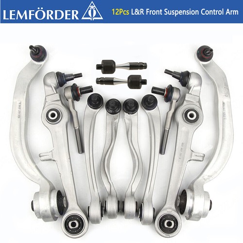 12x Lemforder Front Control Arm Suspension Kit OEM for Audi A4 Quattro ...